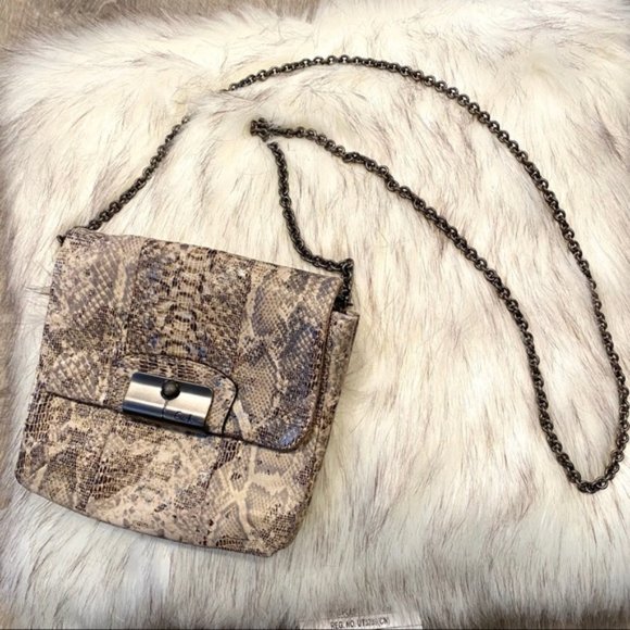 Coach | Bags | Coach Snakeskin Print Crossbody Purse | Poshmark